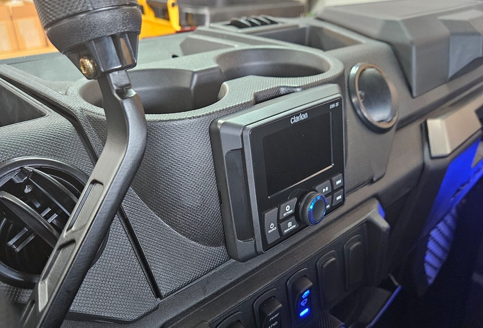 2018-2024 Polaris Ranger XP 1000 Audio Kit - Clarion - Keeps the cup ...