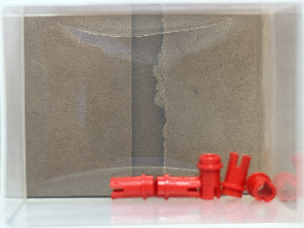LEGO Parts - Red Technic, Pin 1/2 with Friction Ridges - No 89678 - QTY ...