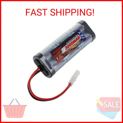 Tenergy 7.2V Battery Pack High Capacity 6-Cell 3000mAh NiMH Flat ...