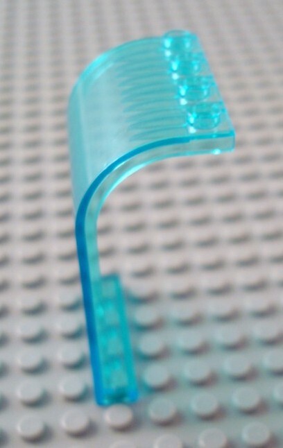LEGO Translucent Light Blue 3x4x6 Curved Top Panel | eBay