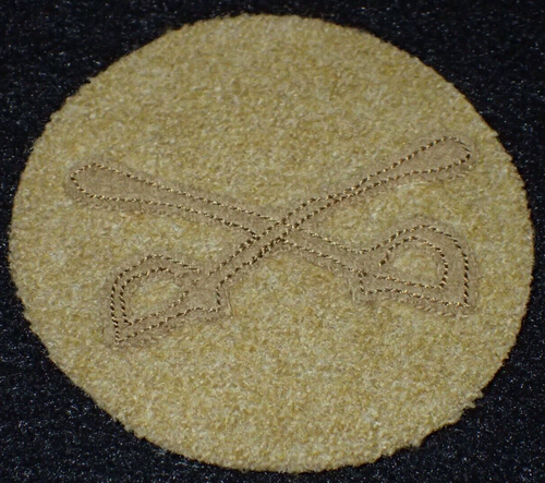 WWI U.S. Army Cavalry OD Sleeve Rank Private First Class Rank Patch ...