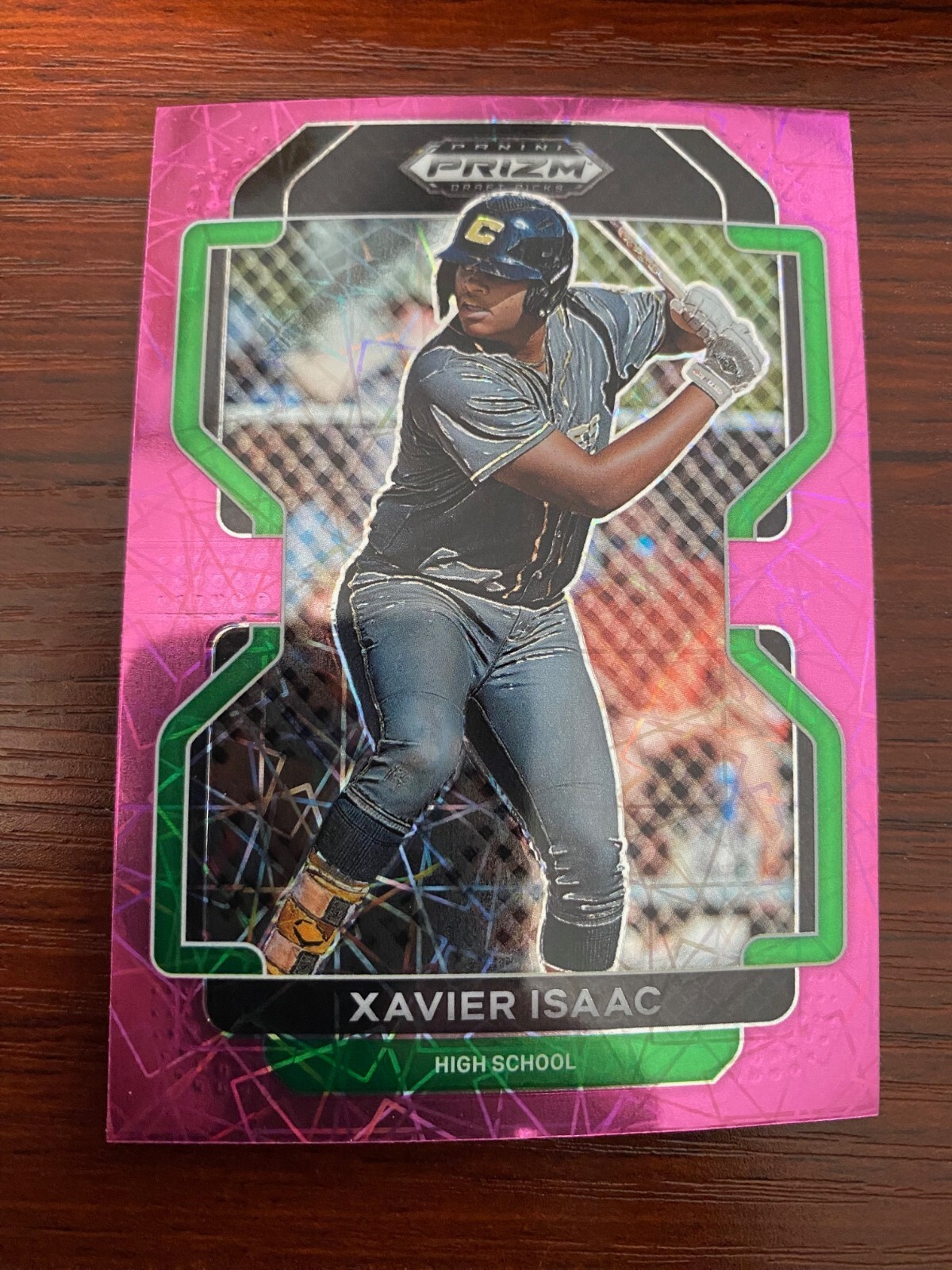 2022 Prizm Draft Picks Xavier Isaac Neon Pink Velocity Prizm #PDP29 ...
