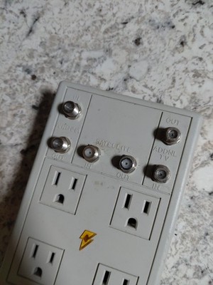 Powermax DBS 5 Surge Protector 120VAC 50/60HZ Max 15 AMPS Telecom ...