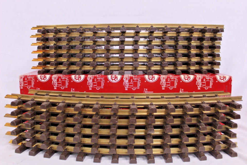 LGB 1500 Twelve (12) Pieces Brass R2 Curved Track - G Scale | eBay