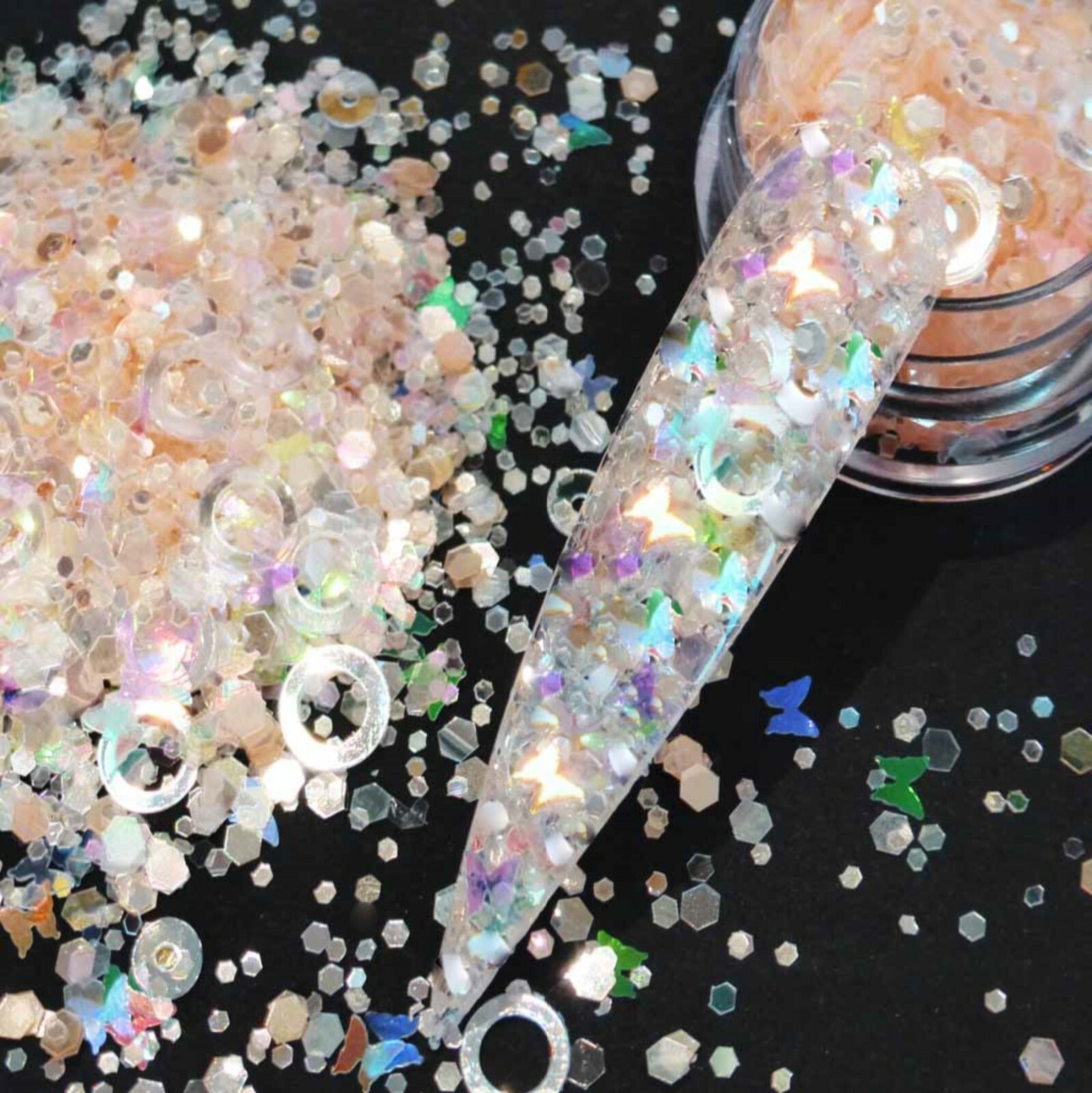 NAIL ART GLITTER MIXES FESTIVAL GLITTER MIXES RESIN AND CRAFT GLITTERS ...