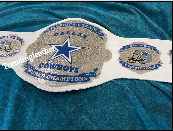 American Dallas cowboy world championships belts adult size 2mm zinc | eBay
