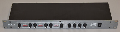 Rolls Four Zone Mixer RM64 Rack Mount Phantom Power XLR 1/4" RCA | eBay