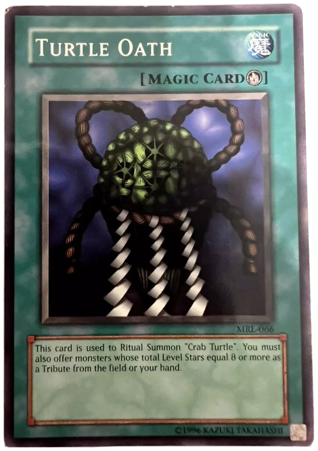 A1011 YUGIOH SPELL CARD TURTLE OATH MRL-066 | eBay