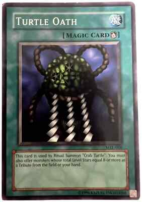 A1011 YUGIOH SPELL CARD TURTLE OATH MRL-066 | eBay
