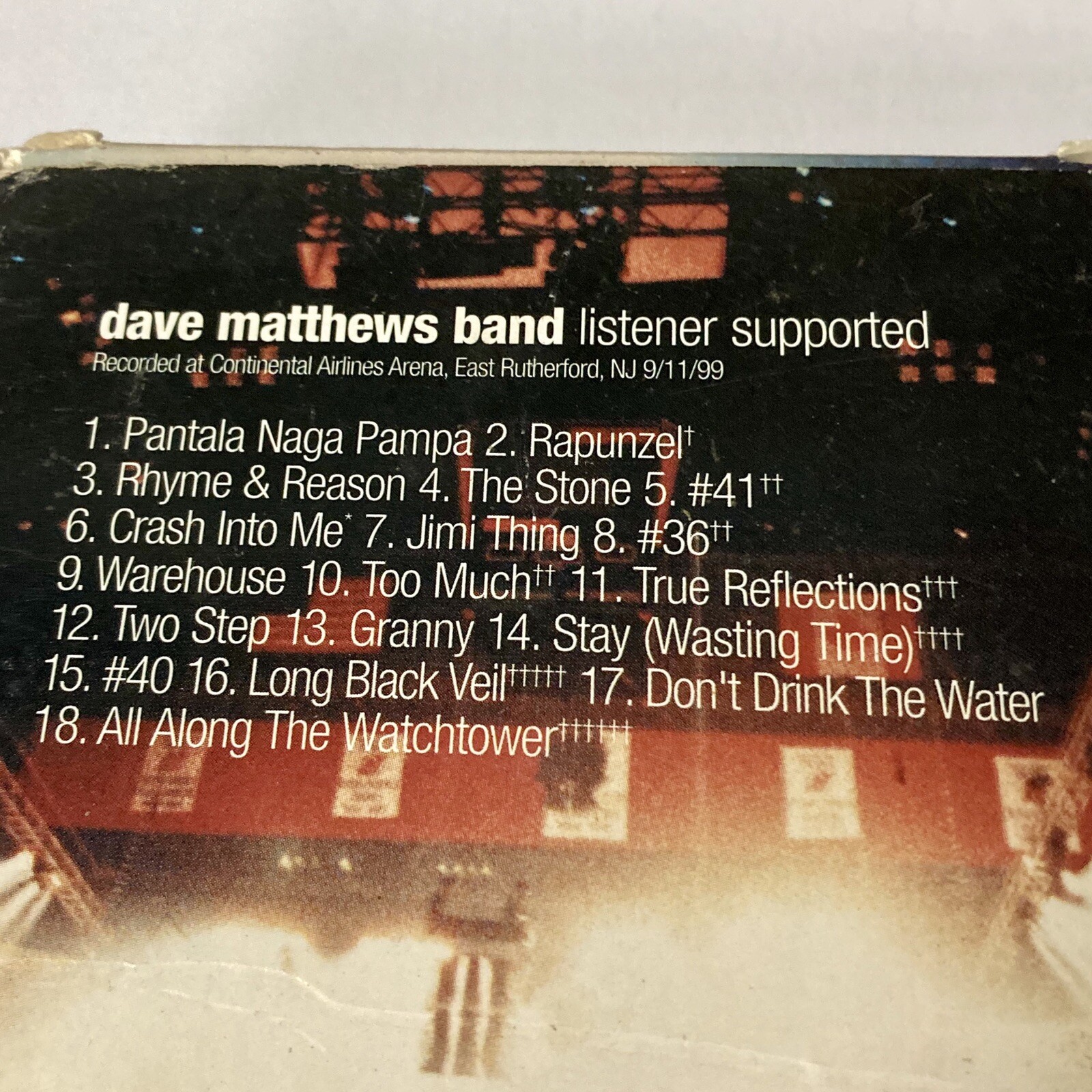 Dave Matthews Band - Listener Supported VHS VG+ US RARE Rock 1999 BMG ...