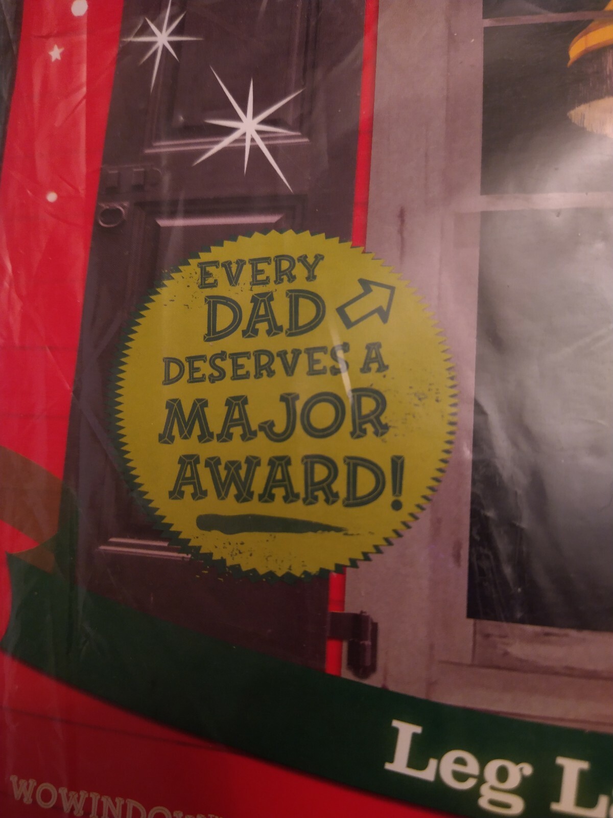 'A Christmas Story' WOWindow Leg Lamp Window Poster Unsealed But New ...