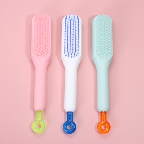 Self Cleaning Magic Retractable Comb ABS Hairdressing Hair Comb | eBay