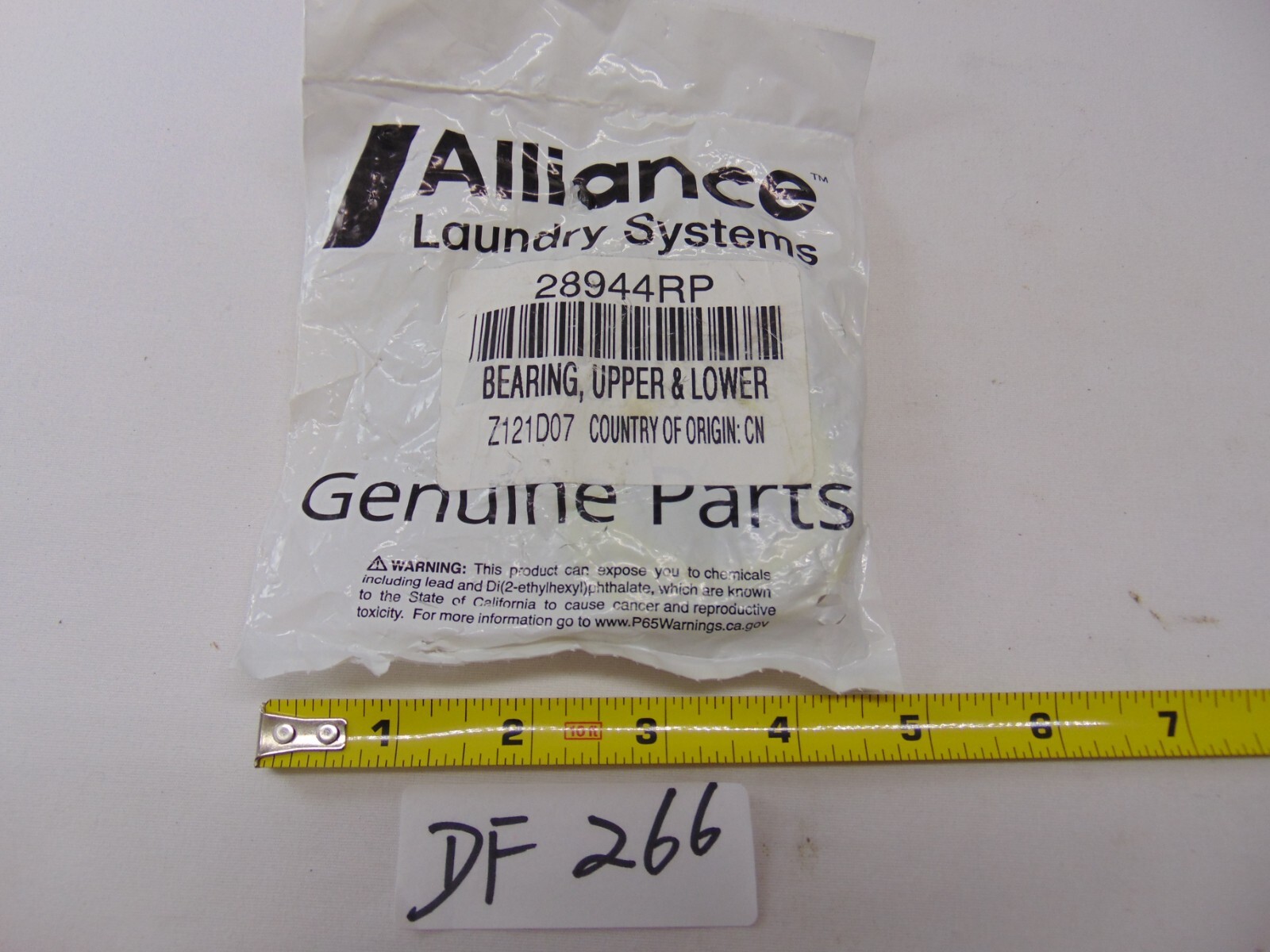 28944RP Alliance speed queen Bearing Upper & Lower New Sealed Laundry ...