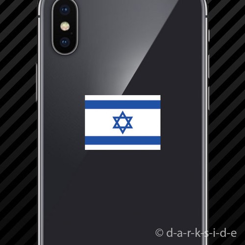 (2x) Israeli Flag Cell Phone Sticker Mobile of jewish jew pro israel | eBay