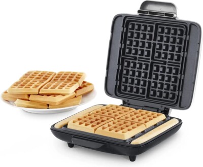 DASH Deluxe No-Mess Waffle Iron Maker Best KETO CHAFFLE Maker 1200W ...