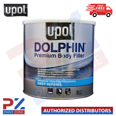 U-POL DOLPHIN PREMIUM BODY FILLER ADVANCED ULTRA FINE DEEP REPAIRS 3 ...