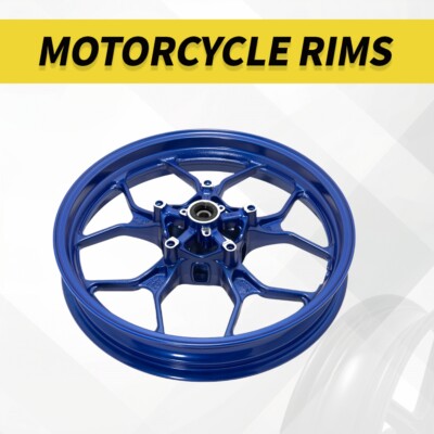 Blue 17''x2.75'' Front Wheel Tubeless Rim for Yamaha YZF R3 15-24 R25 ...