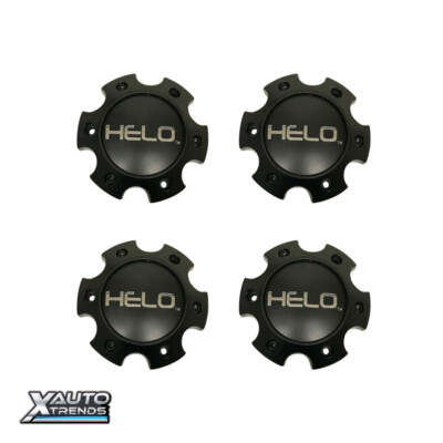 4 x Helo Wheel Center Cap Satin Black 1079L140HE1SB | eBay