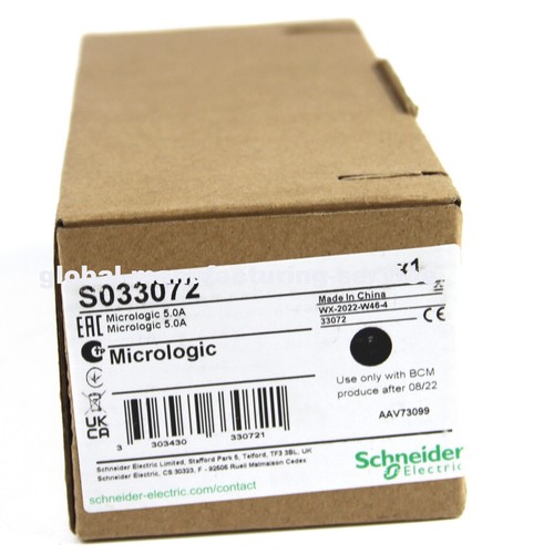 New In Box SCHNEIDER 33072 Air High Current Circuit Breaker Control ...