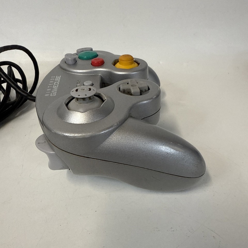 Nintendo GameCube Controller Gray Platinum Silver OEM Original ...