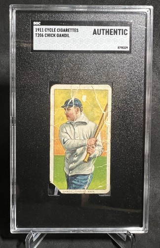 1911 Cycle T206 Chick Gandil SGC A Authentic | eBay