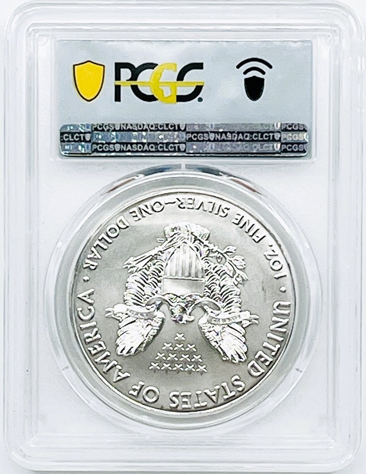 2020–2021 Silver Eagle Emergency Issue Set (4) PCGS MS69 FDOI Flag ...