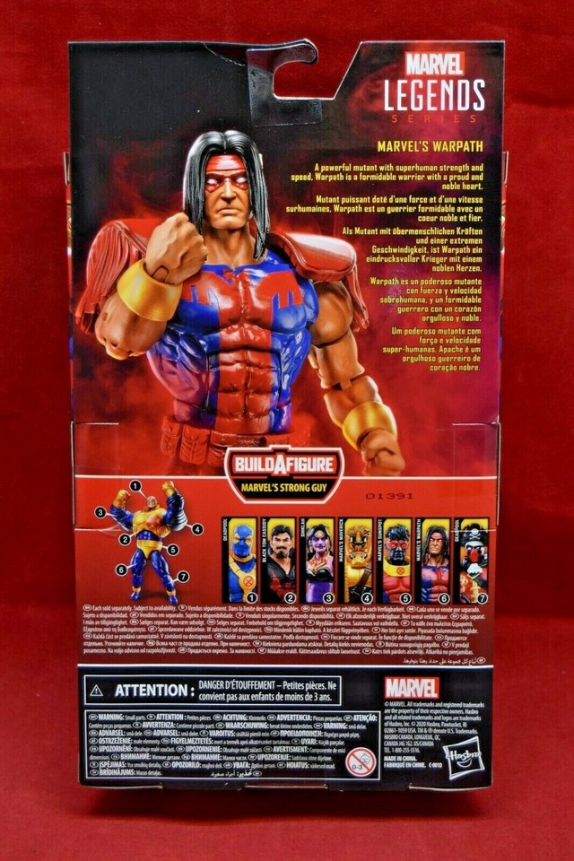 Marvel Legends Strong Guy BAF Wave Warpath New Sealed Hasbro Figure ...