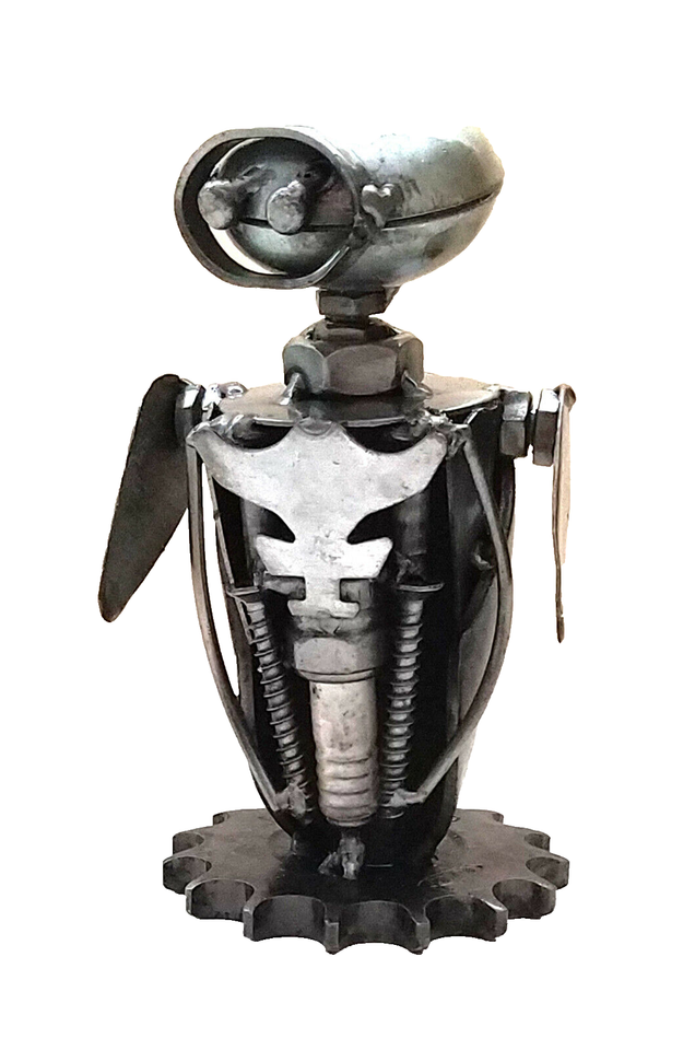EVE Hand Crafted Recycled Metal Art Sculpture Figurine | eBay