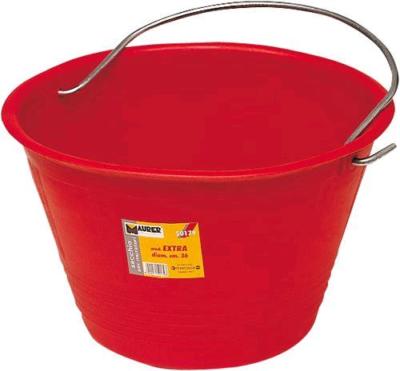 SECCHIO PER MURATORE IN PVC ROSSO "EXTRA" 36 CM | eBay