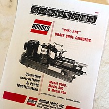AMMCO 8000 Brake Drum Shoe Grinder Arcing Machine 110v for sale online ...
