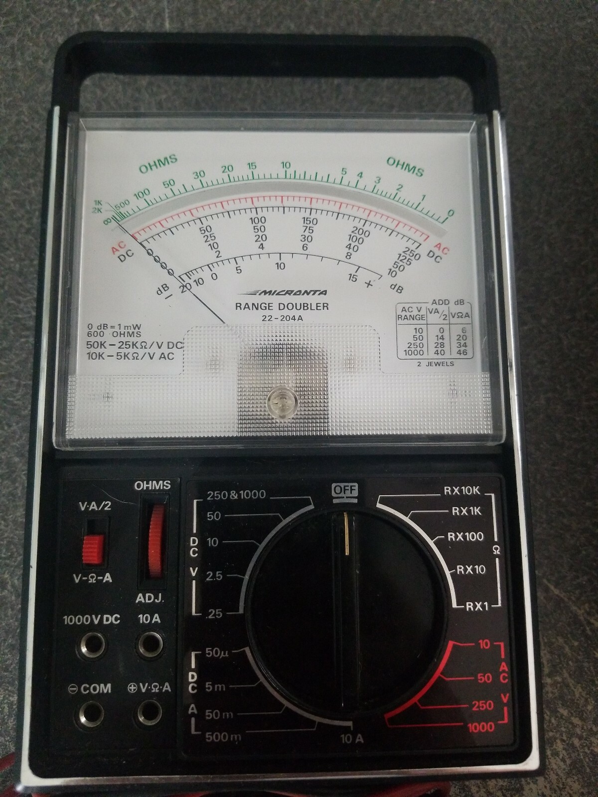 Vintage MICRONTA Range Doubler Multitester 22-204A in Singer Box | eBay