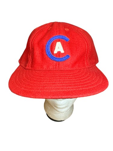 EFF Ebbets Field Flannels Vintage Hat Cap CA Logo Cali Wool Size 7- 7/8 ...