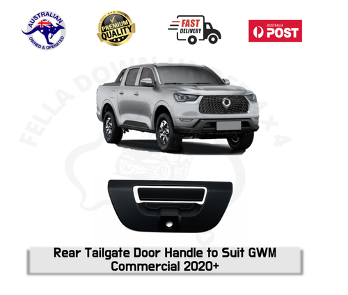 Tailgate Handle Cover Rear Lid Cap Back Guard Trim To Suit GWM Cannon ...