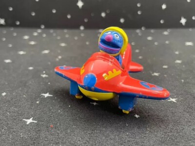 VTG 1986 Playskool Muppets Grover Flying Airplane Diecast 2.5" | eBay