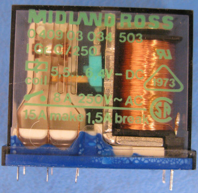 MIDLAND ROSS RELAY 409-03-034-503 | eBay Australia
