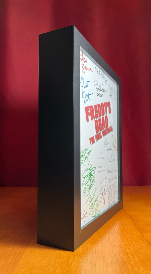 Freddy's Dead Script Cast-Signed- Autograph Reprints- 146 Pages- Freddy ...