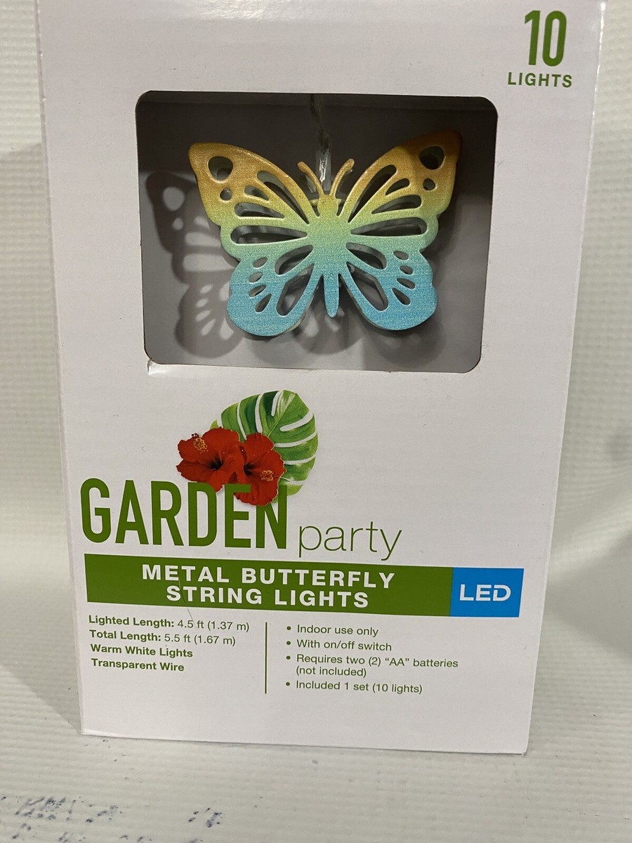 Garden Wire Butterflies Animal Plant Decoration | House Plant