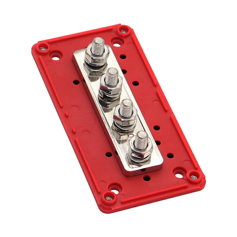 Power Distribution Block Heavy Duty Bus Bar Box with 5/16in M8*4 ...