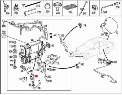 Genuine MERCEDES BBDC C216 C219 S211 W211 W220 Filter 2203200069 | eBay