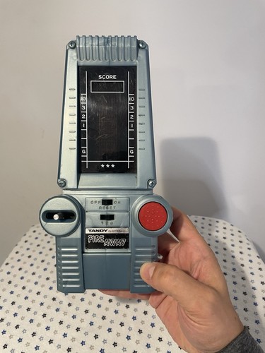 Original TANDY Fire Away Handheld Arcade Game Electronic 1981 READ ...