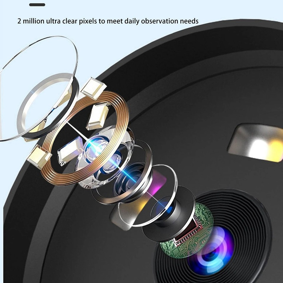 2MP 1000X Magnifying Glass Electron Microscope with Light 4 Buttons ...