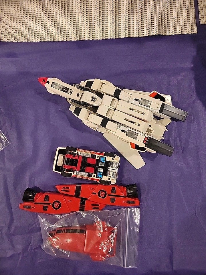 Vintage G1 JETFIRE Transformers Original Red Alert Lambo Authentic G1 ...