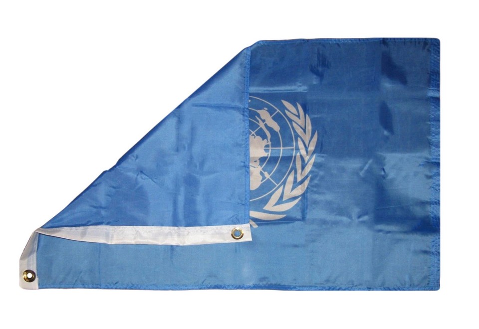 (Wholesale lot of 2) 2x3 United Nations UN Flag 2'x3' House Banner ...