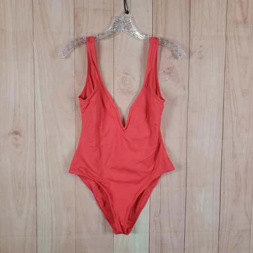 L*Space Coco Classic Womens One-Piece Swimsuits Medium Pink Nylon ...