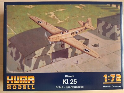 Huma Modell Klemm KL 25 Schul Sportflugzeug 1/72 Model Kit | eBay Australia