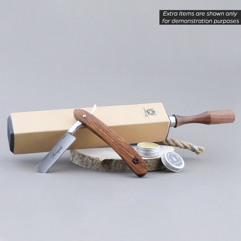 Paddle Leather Strop Straight Razor Classic Sharpening Edge 4 Sided ...