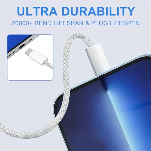 USB C to USB C iPhone 15 Charger Cable 3FT 2 Pack for iPhone 15 Pro Max ...