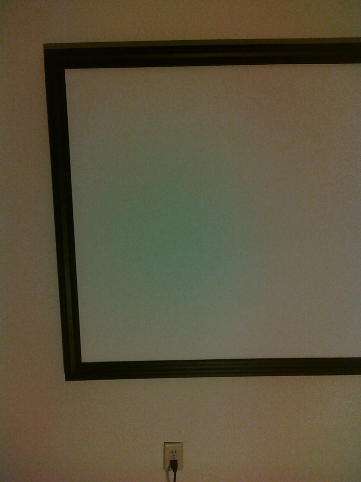 140" High Contrast Grey Projection Screen Material USA Made!! + Plans ...