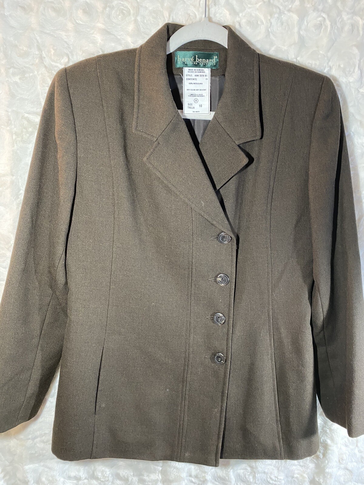 Harve Benard blazer jacket By Benard Holtzman Wool Wo… - Gem