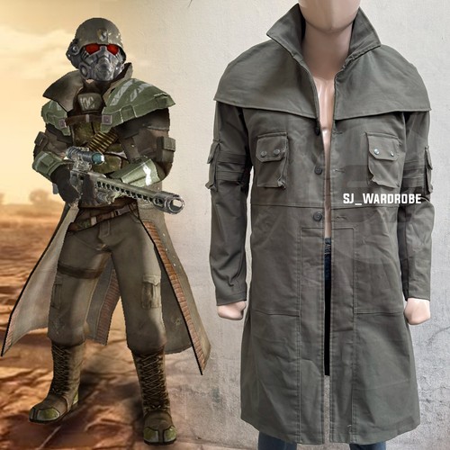 Fallout Elite Riot Gear Ranger Duster Fallout New Vegas Cosplay Costume ...